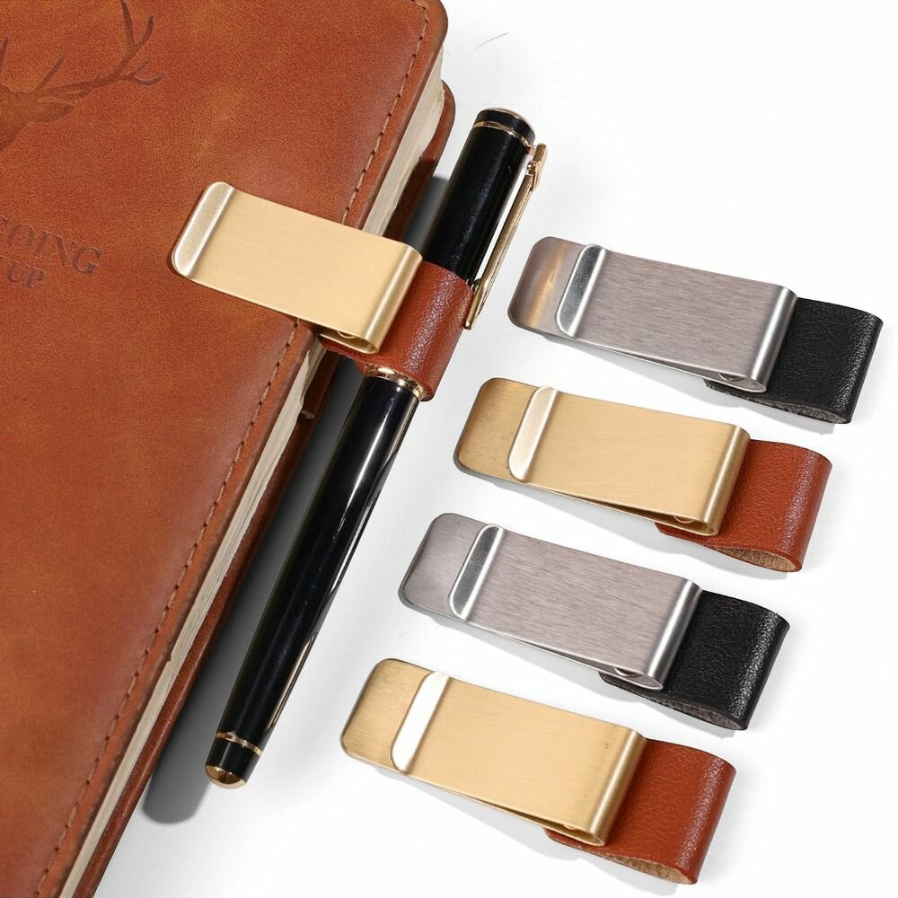 Портативный держатель для ручек, зажимы для ручек для блокнотов, 1/2 шт.