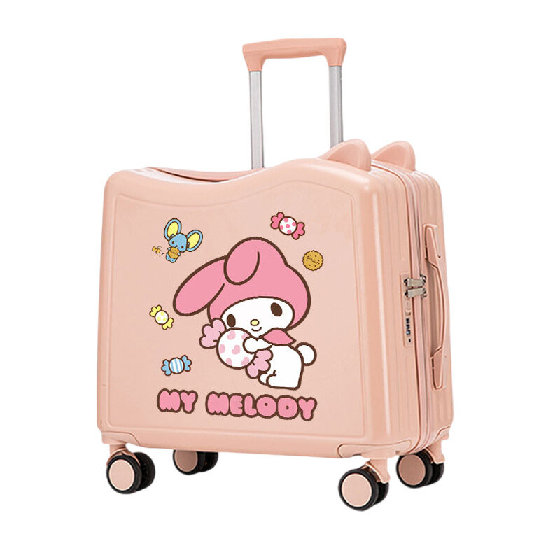 Чемодан-тележка, 20", для начальной школы, цвет пудра вишневого цвета