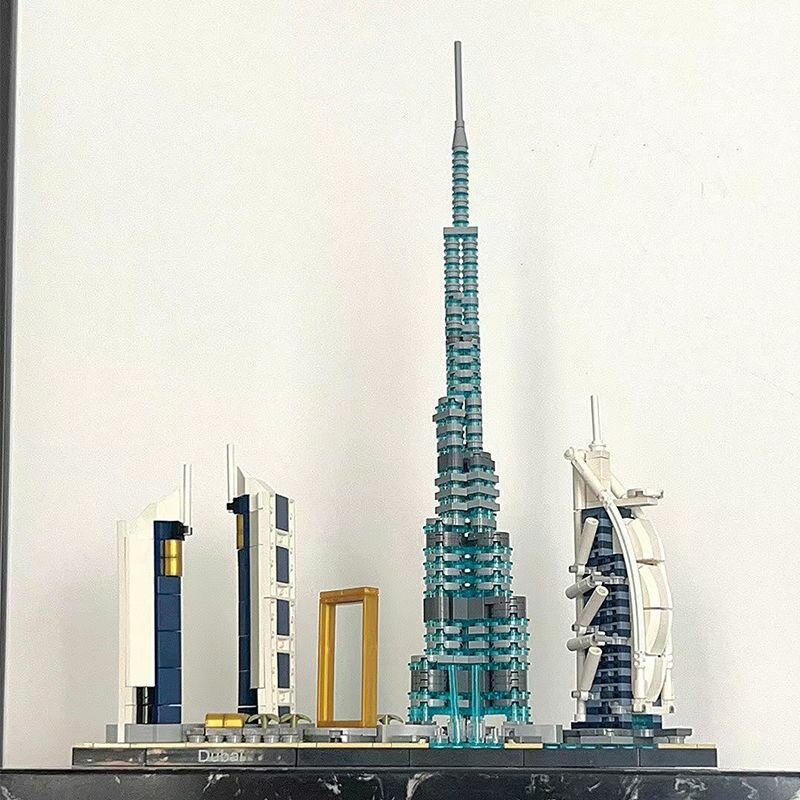 Конструктор архитектура пластиковой arichitecture, дубай Dubai, 740 деталей-1 шт