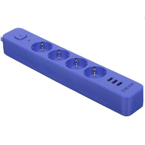 Сетевой фильтр DEXP 418WUсиний