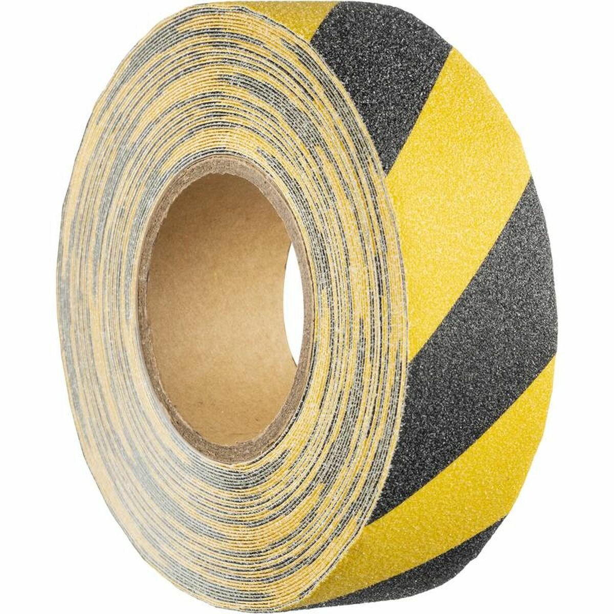 Полоса (лента) противоскользящая Мельхозе 50мм х 18.3м, желтая/черная (MAWR050183)