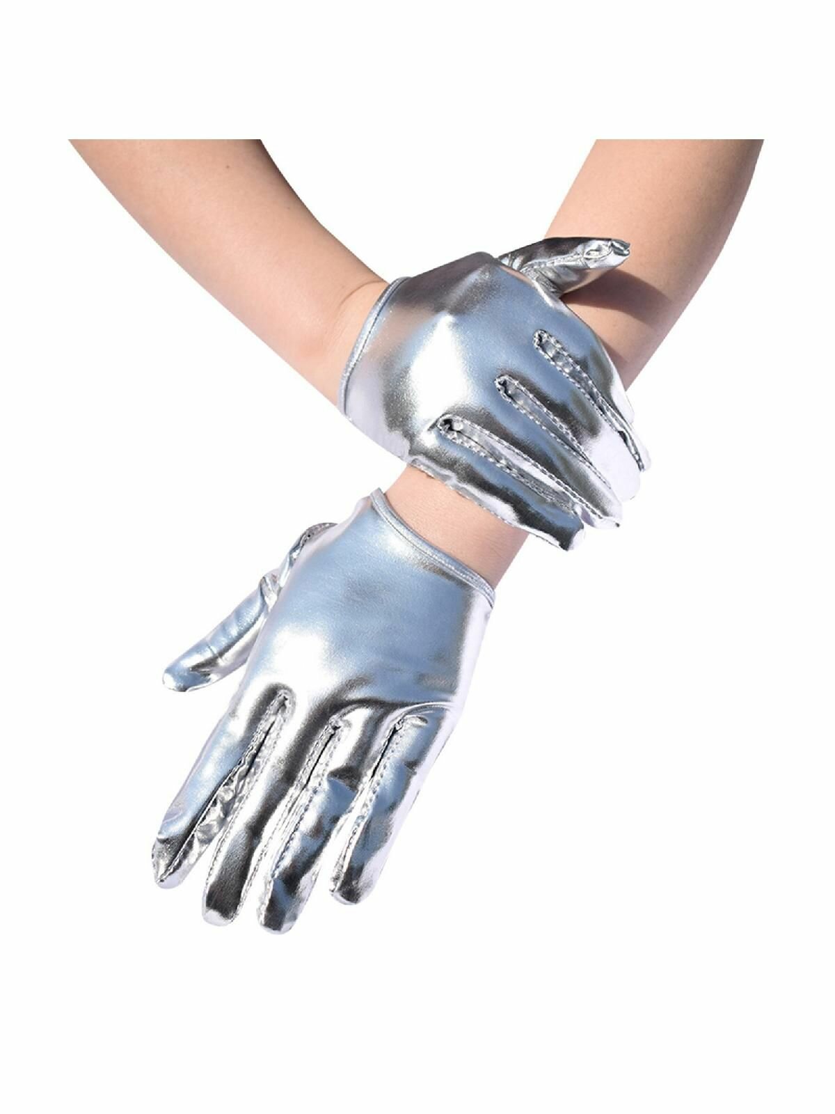 Мягкие короткие перчатки с открытыми ладонями для женщин