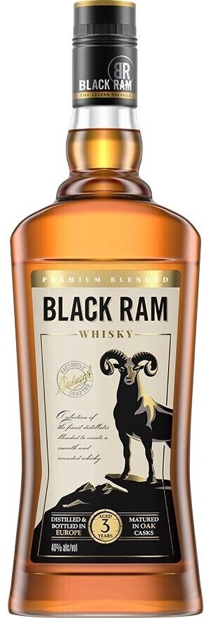 Виски "Black Ram" Original 3 Years Old, 0.5 л