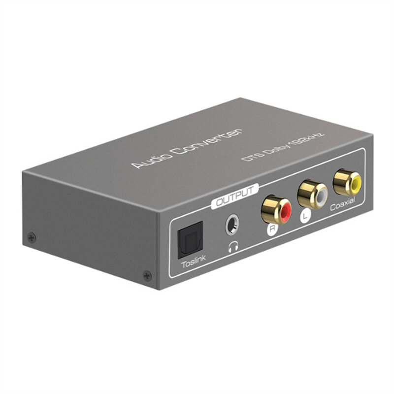 Многофункциональный аудиоконвертер 192 кГц для ARC Toslink Optical SPDIF Coaxial to 3,5 мм Jack AUX Adapter-ROMIKY