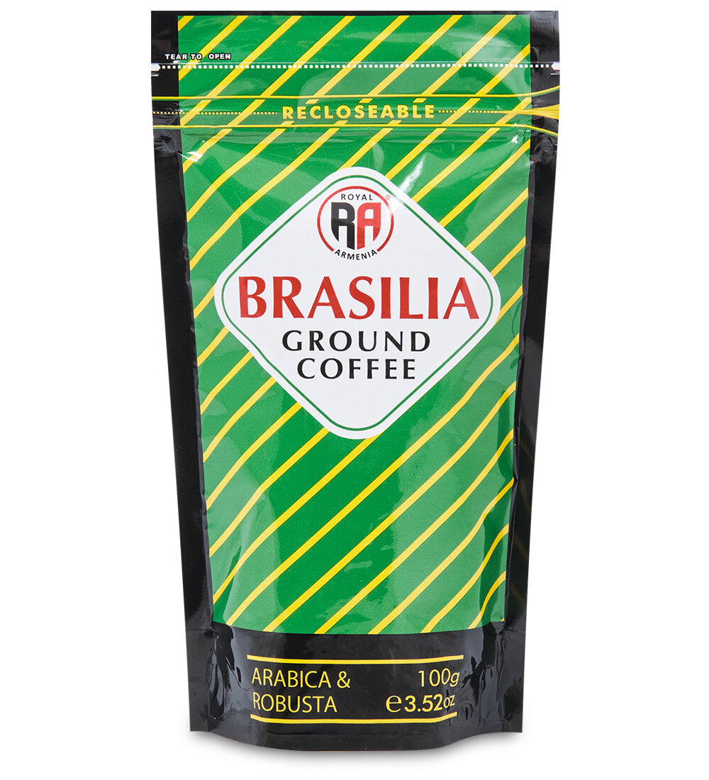 Кофе BRASILIA 100г (ROYAL ARMENIA) зелен ARM-65/02 113-852292