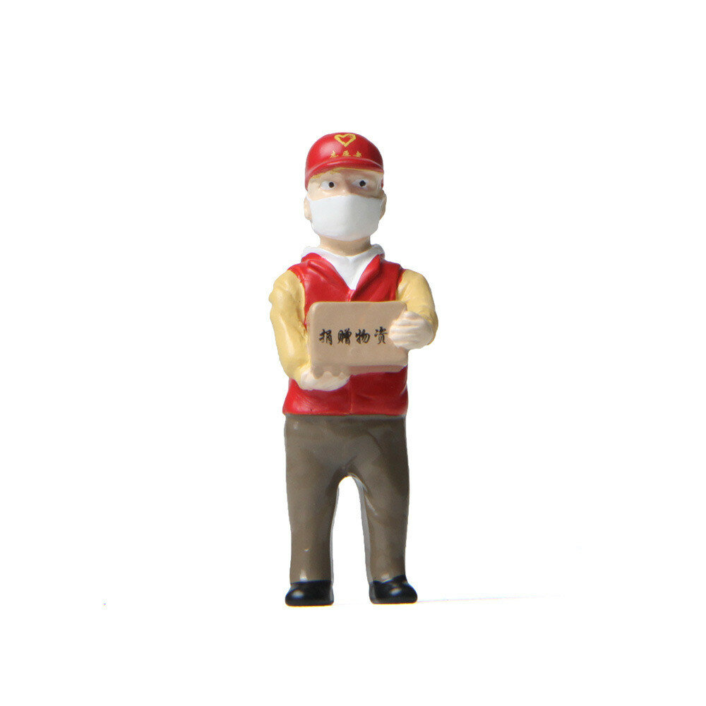 Unity in crisis resin miniature figurine creative garden art for memorial and celebration volunteer