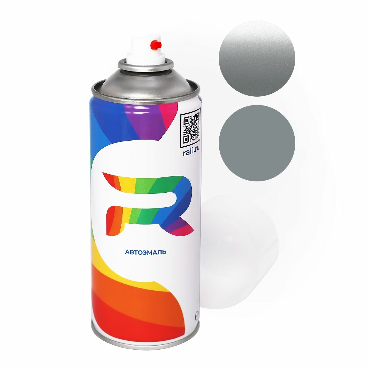 Автоэмаль аэрозольная Acura NH700M, NH-700M - Alabaster Silver (Базовая краска, Двухслойный металлик, Серый) баллон 520 мл.