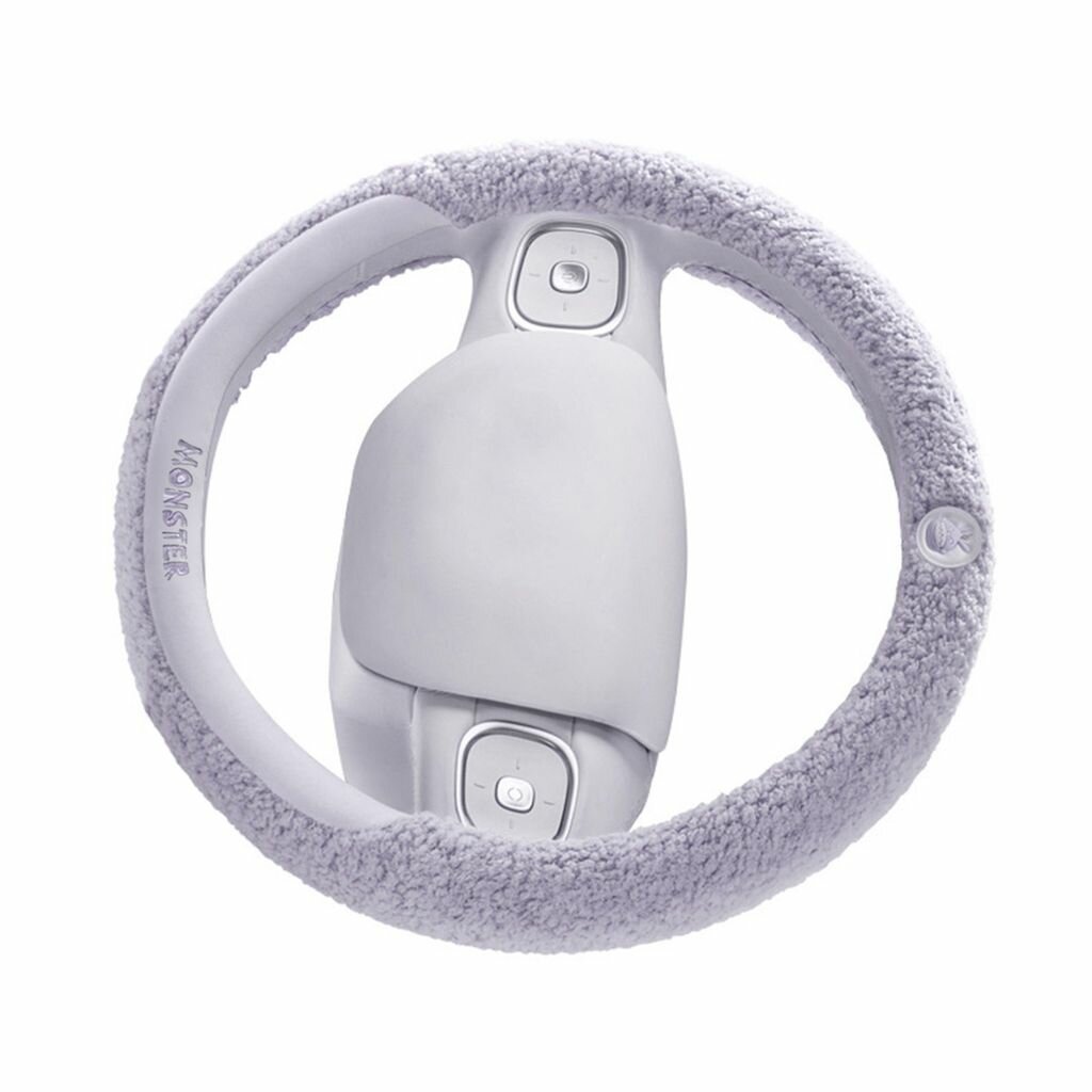 Бархатный чехол на руль автомобиля Teddy-Nan Nuo фиолетовый, Бархатный чехол на руль автомобиля Teddy-Nan Nuo фиолетовый