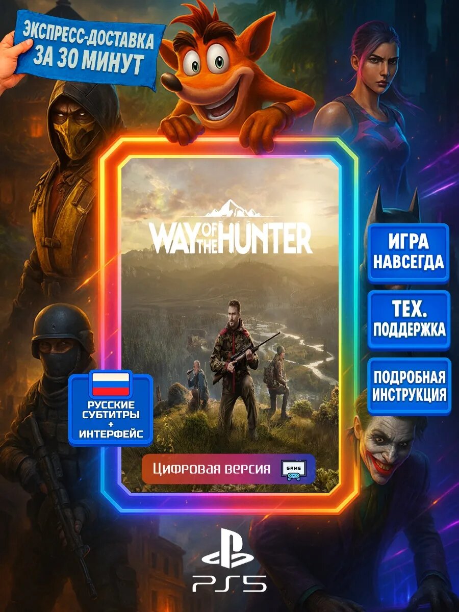 Way of the Hunter PS5 | Моментальная доставка | русские субтитры и интерфейс | Шутеры