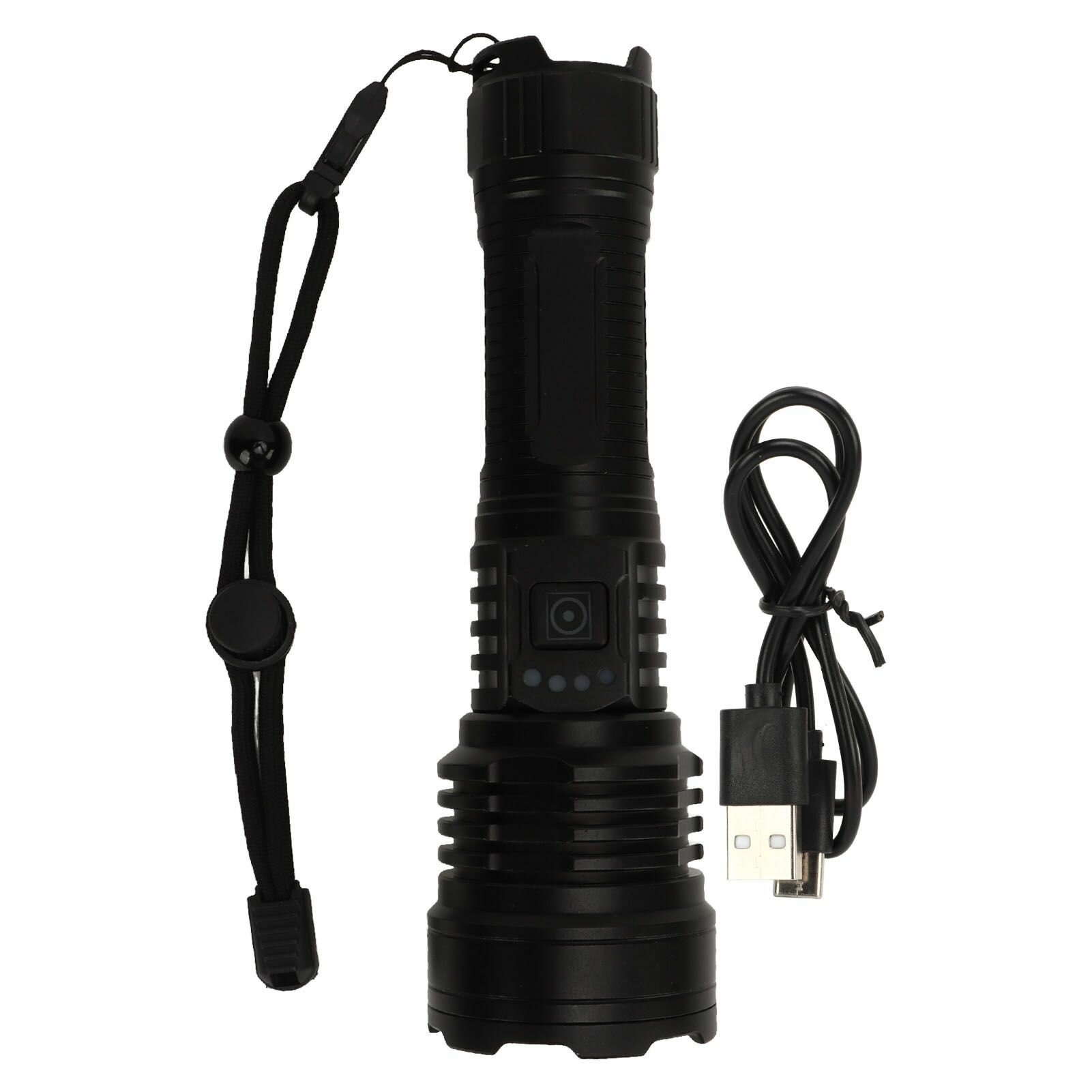 Яркий выдвижной LED фонарик XHP70