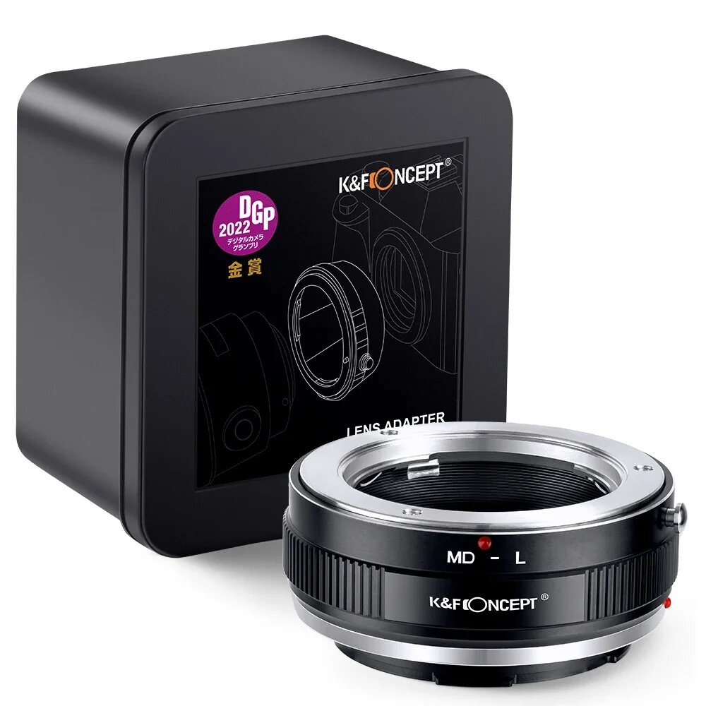 Адаптер кольца K&F CONCEPT MD-L для объективов Minolta SR MD MC
