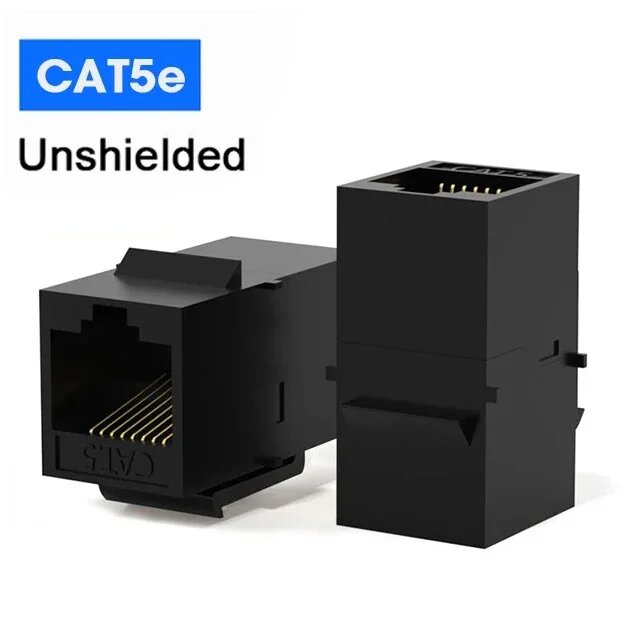 ZoeRax Экранированный соединитель RJ45 Keystone 12PCS, CAT5E UTP