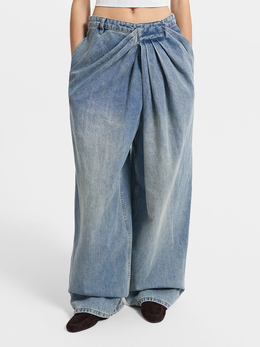 Джинсы багги 