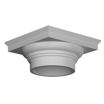 Капитель Колонны Европласт Лепнина 4.11.102 Ш544хВ240хГ544 мм.