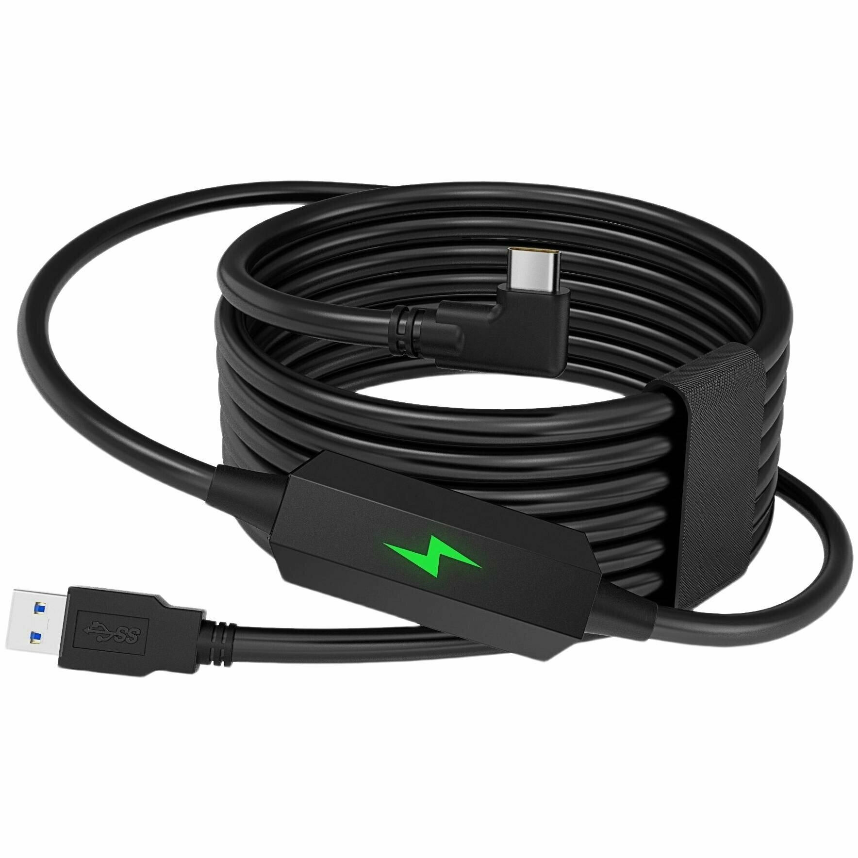 Кабель Meta Quest, для Oculus Quest 1/2, 5 м, быстрая зарядка, черный