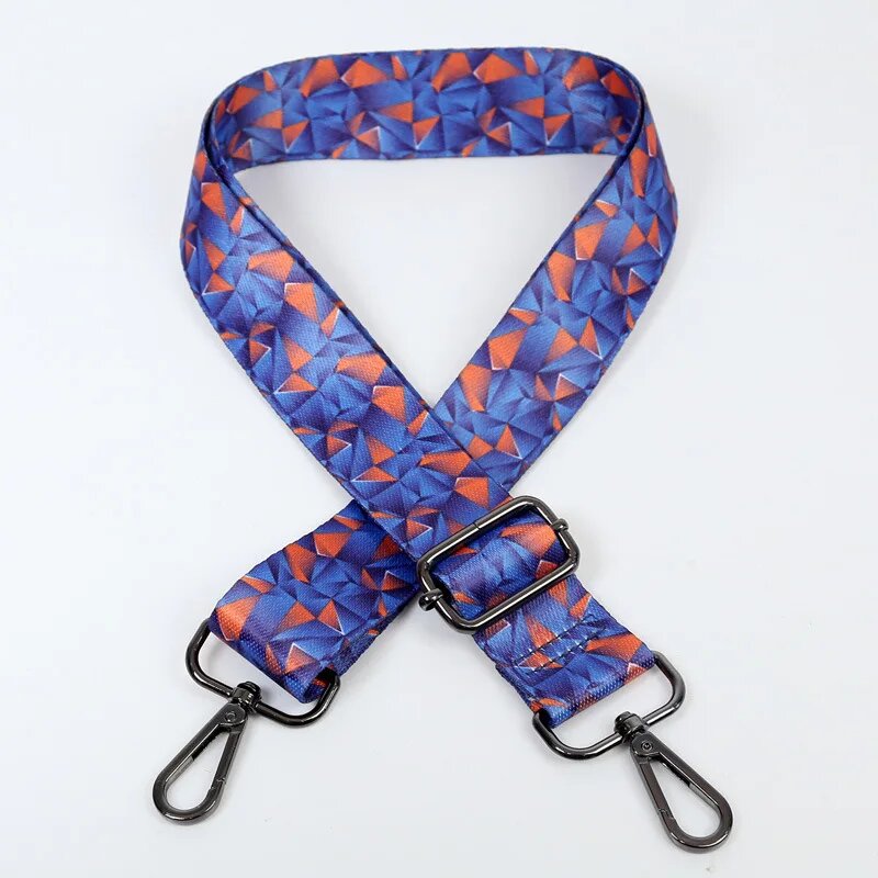 Ремешок для женской сумки O Bag, съемный Радужный саквояж на плечо «сделай сам», аксессуар, нейлоновый мессенджер через плечо, модный ремешок Темно-синий, Gun Black