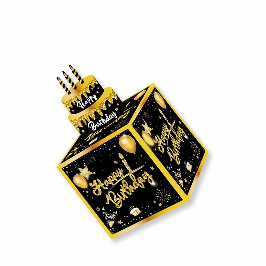 Сюрприз для украшения вечеринки по случаю дня рождения - розыгрыш денежной коробки