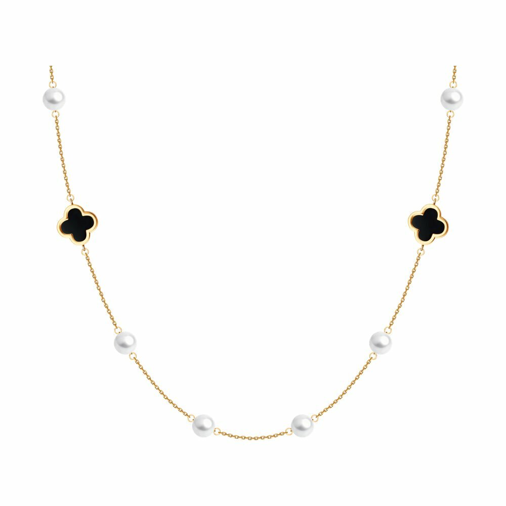 Колье, красное золото, 585 проба