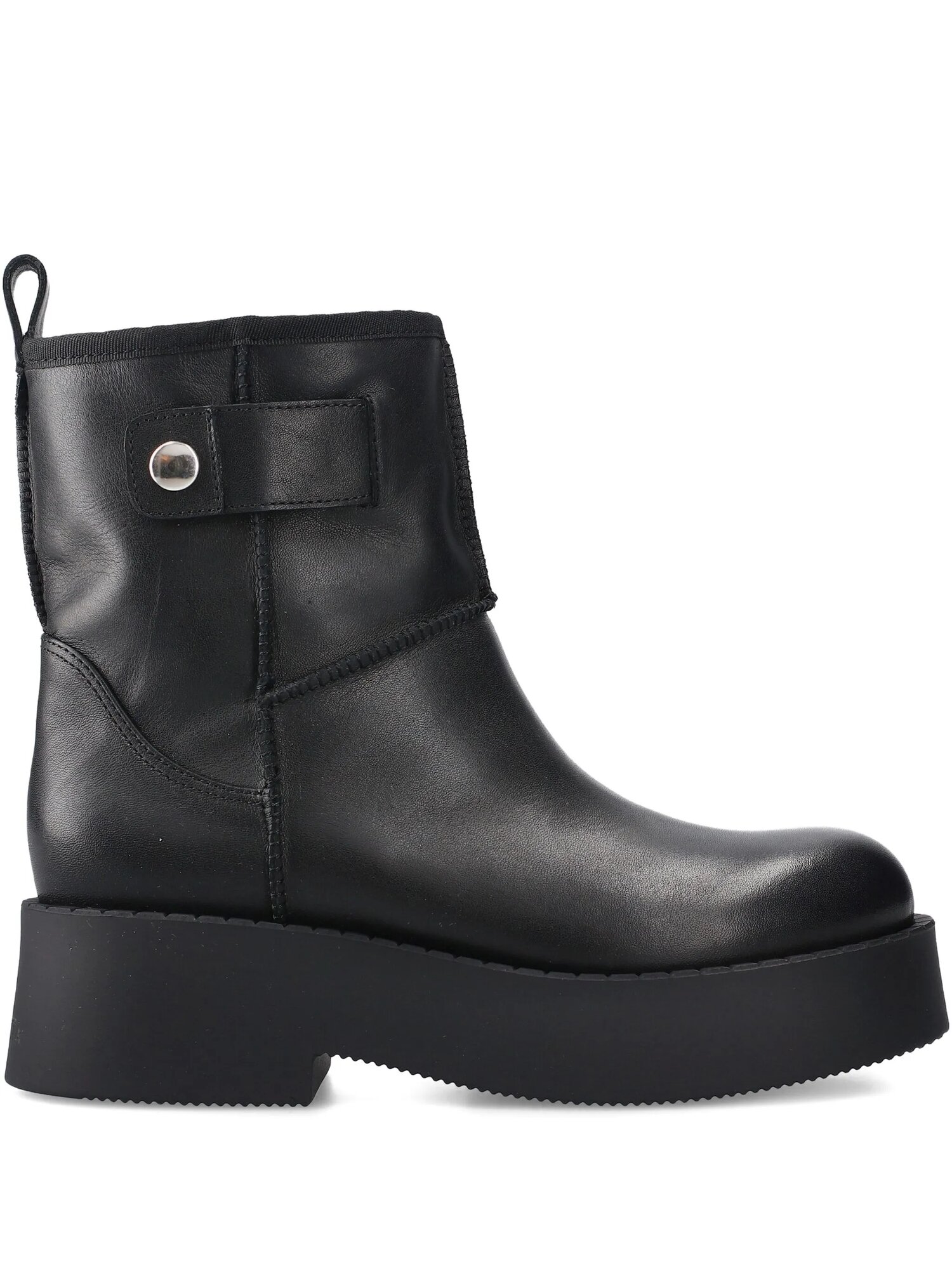 Ботинки Leather ankle boots