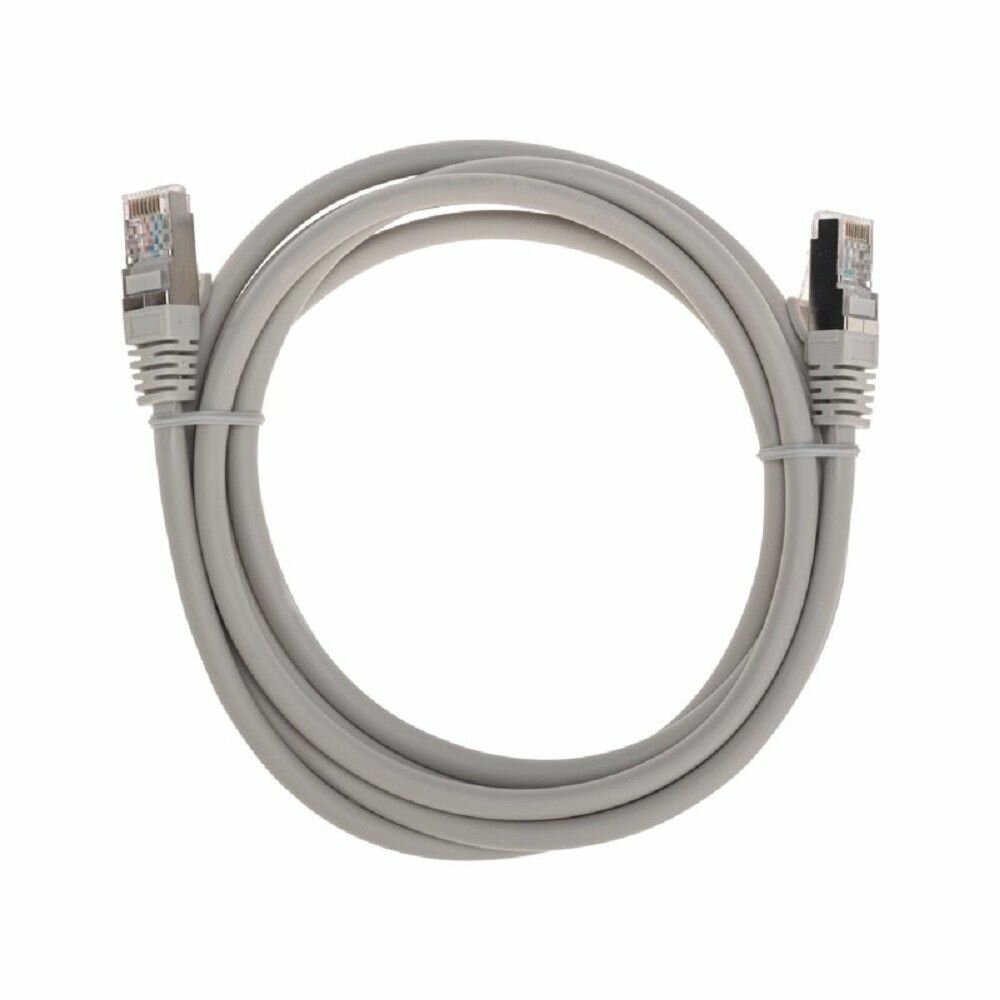 Rexant Патч - корды сетевые, телефонные 02 - 0390 - 2 Патч - корд S FTP, CAT 6A 10G , RJ45 - RJ45, 28AWG, LSZH, серый, 2м