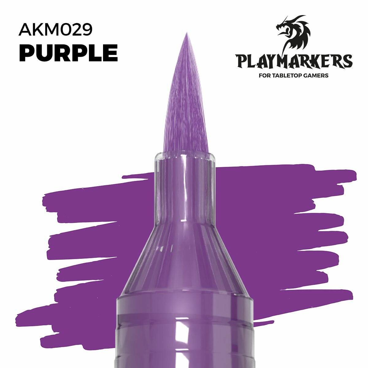 Маркер-кисть AK Playmarker - Purple AKM029