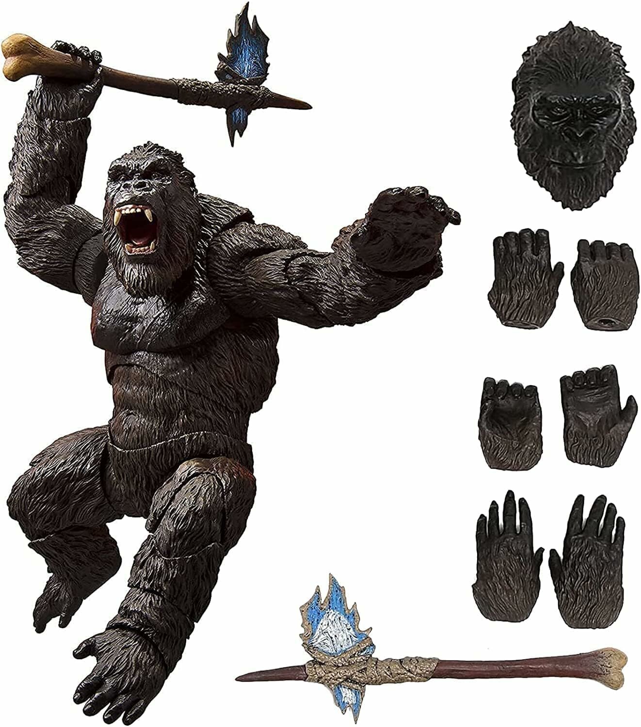 Фигурка King Kong с подвижными суставами, 20 см, с сумкой, Godzilla против Kong, игрушка для коллекции
