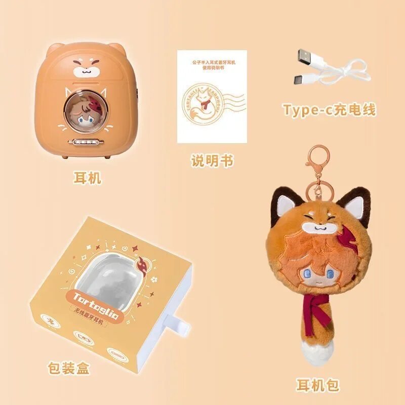 Genshin Impact беспроводные внутриканальные наушники Bluetooth 5.3 Tartaglia meow