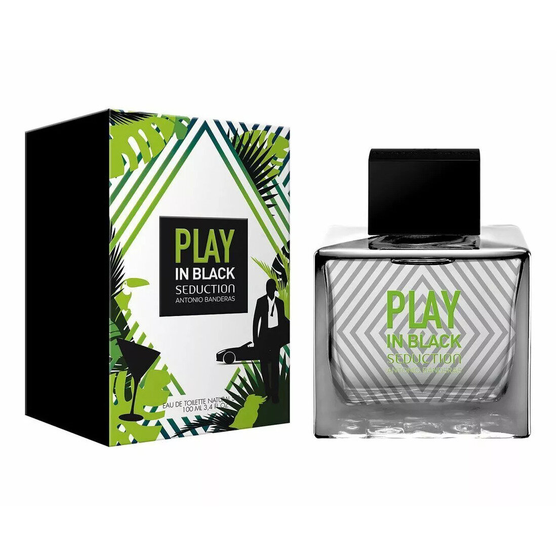 Туалетная вода Antonio Banderas Play Seduction In Black 100 мл