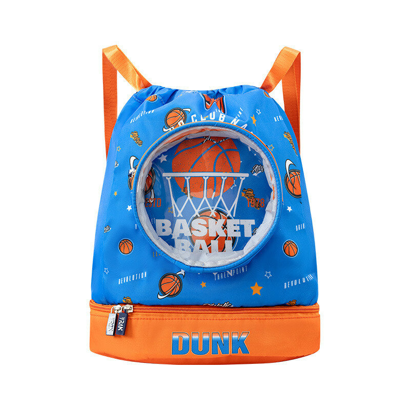 Детская сумка для пляжа с мультяшным рисунком с завязками и большим объемом для бассейна и пляжа prince2