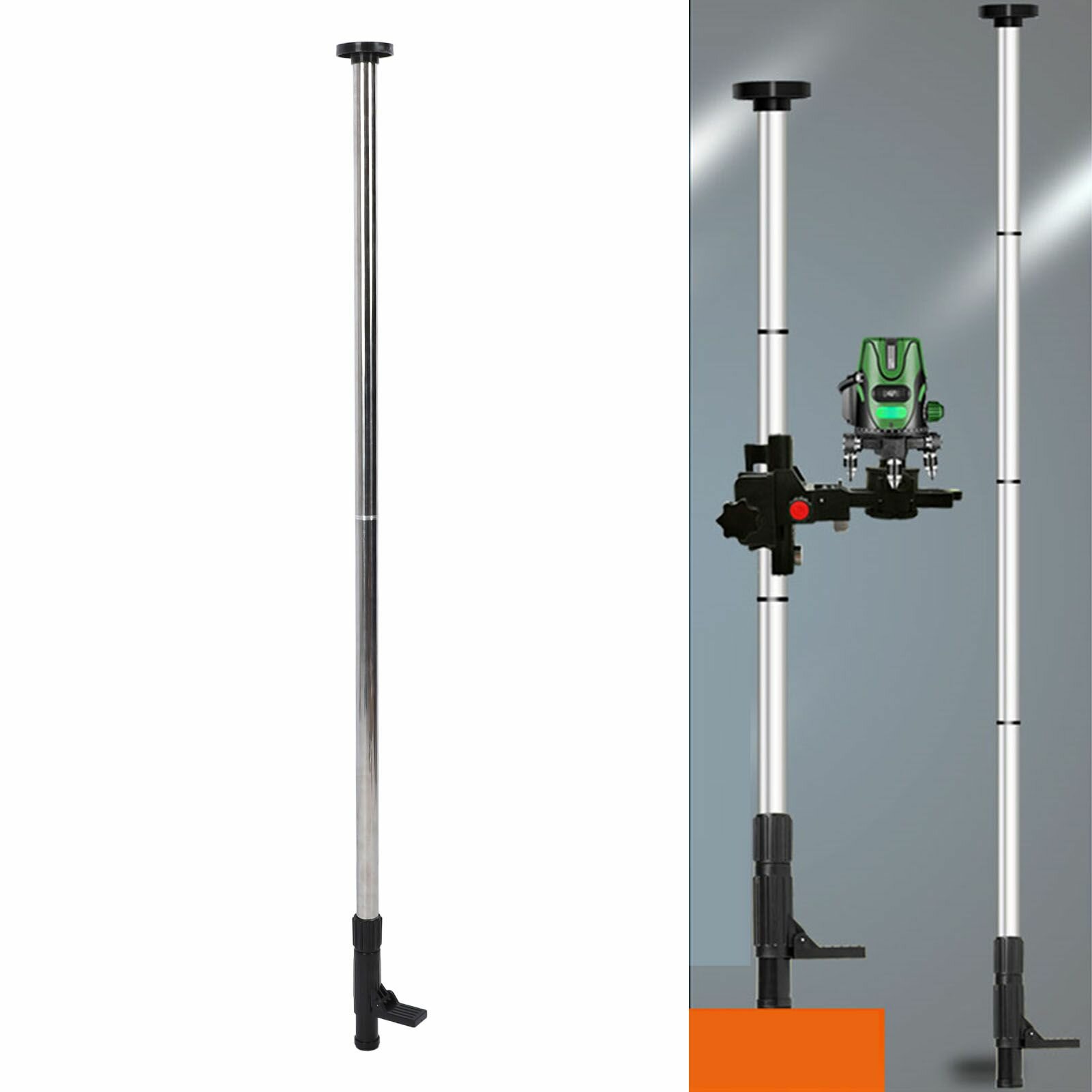 Лазерная рейка 4.8м с интерфейсами 6мм и 15.2мм для строительства