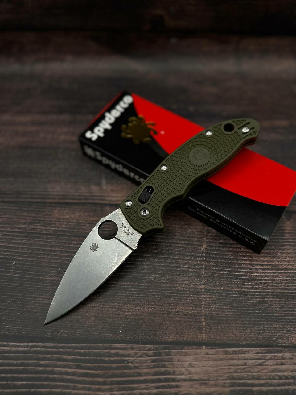 Туристический складной нож Spyderco Manix 2 Teal