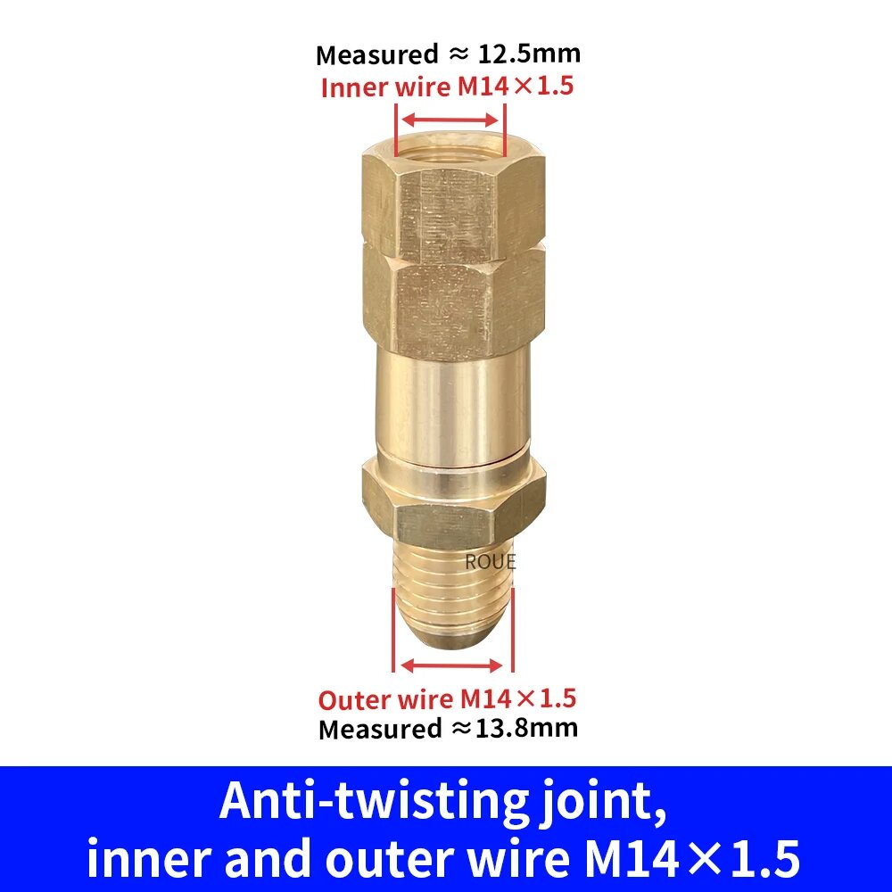 Kaikarai Поворотный фитинг для мойки высокого давления 360°, E