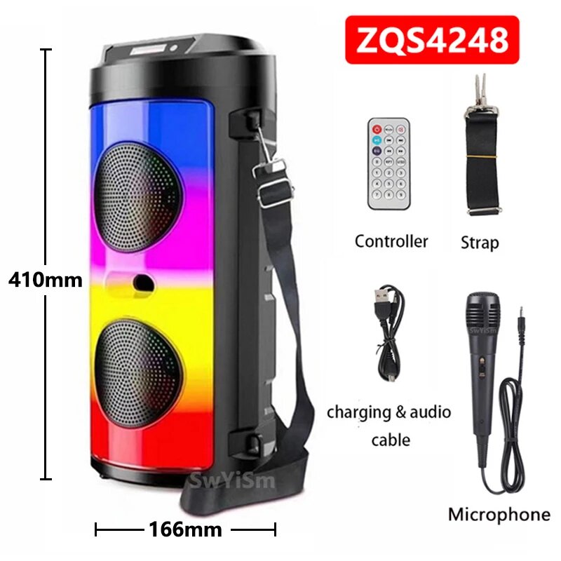 SwYiSm Bluetooth-динамик 30 Вт ZQS4248
