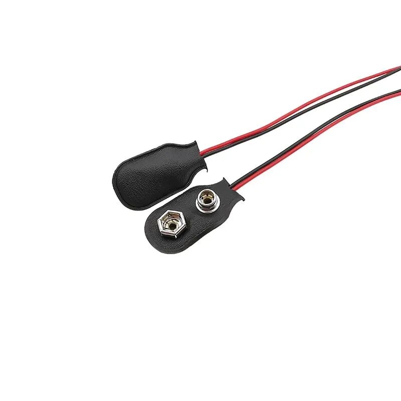 3 шт / Разъем для батарейки Крона I-образный (экокожа)