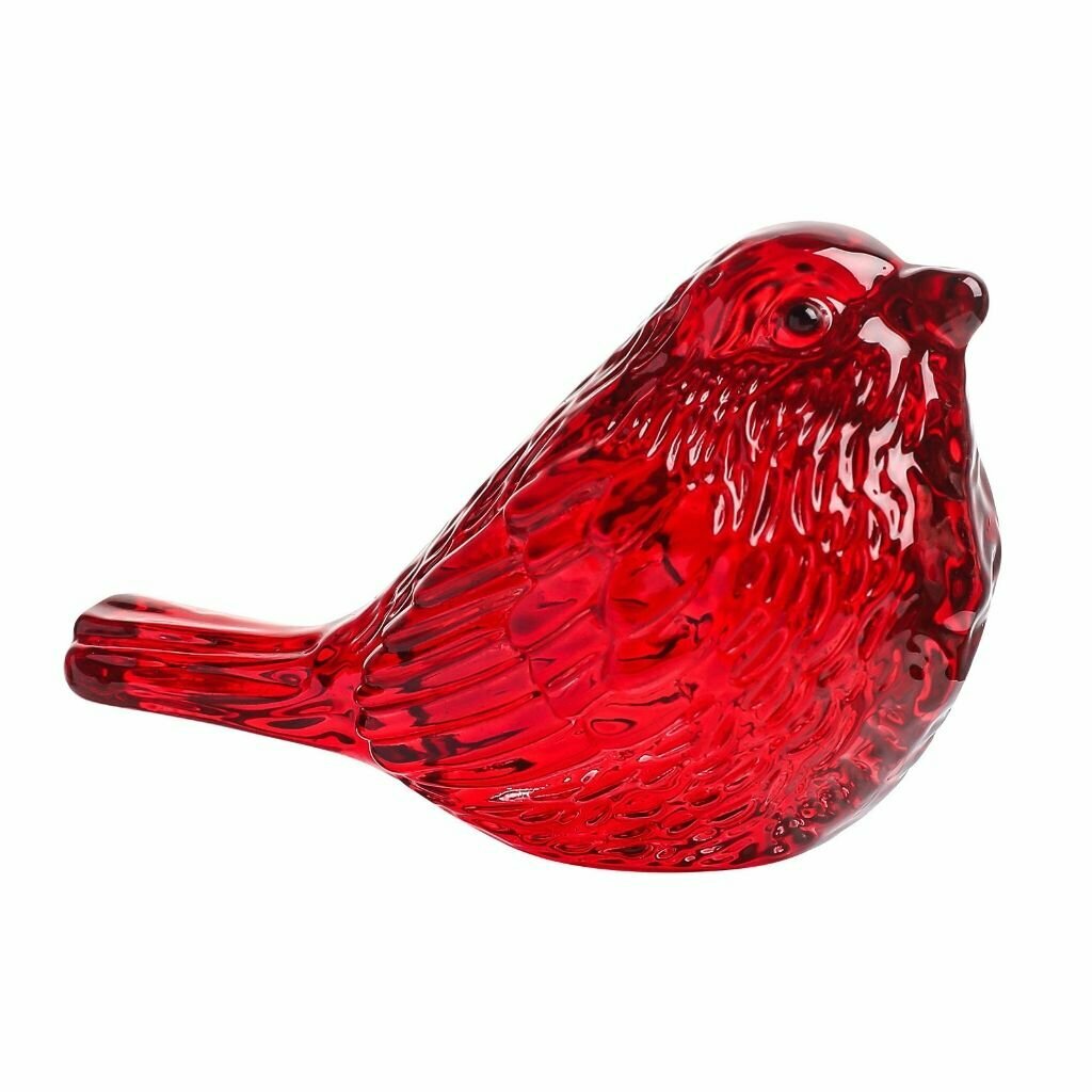 Фигурки, (1шт) Поделки из хрусталя, украшения для птиц-красный