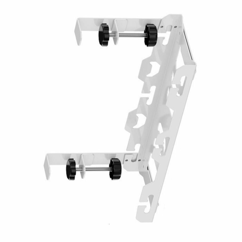 Органайзеры для шнуров под столом, прочная система крепления для управления проводами, - Белый фиксированный стиль