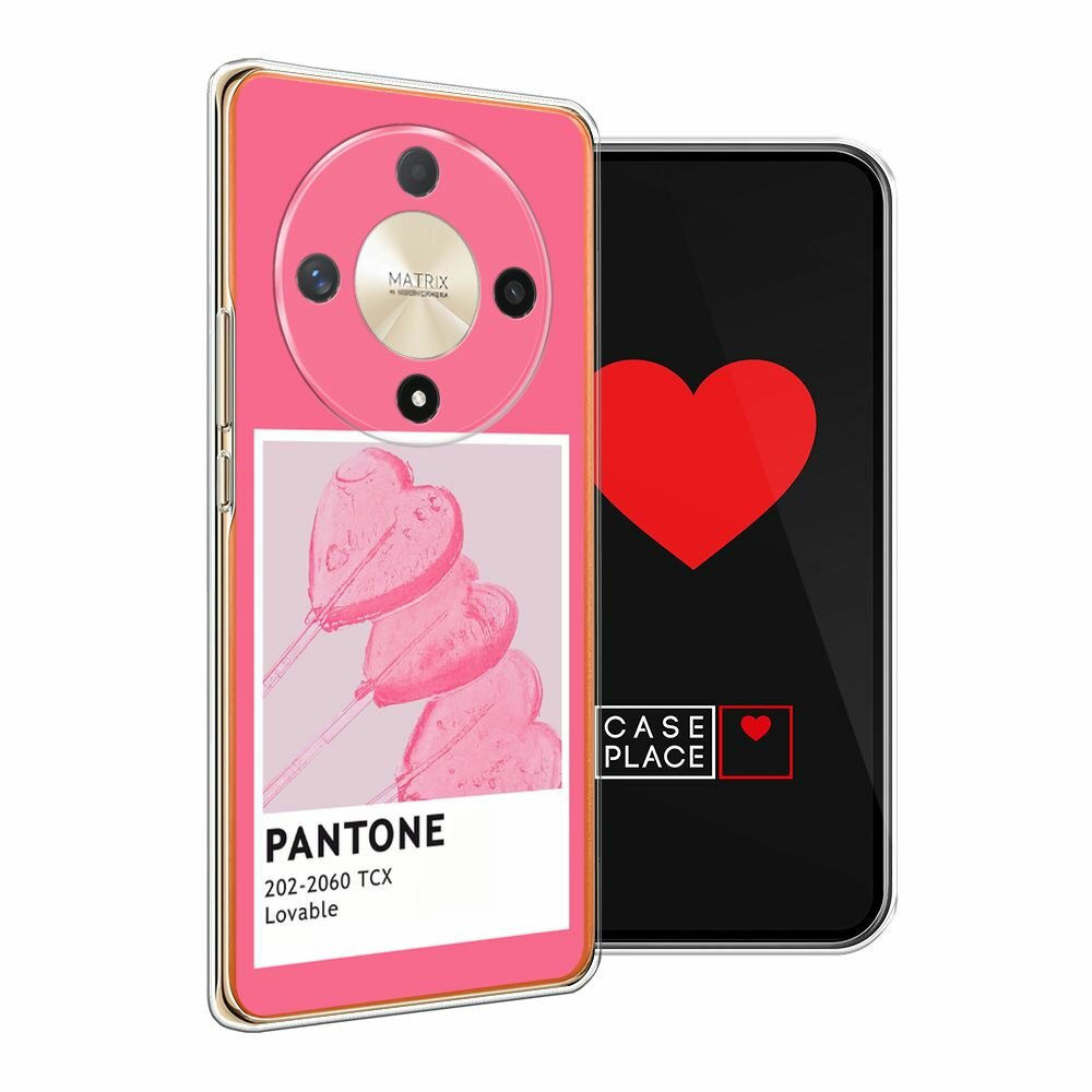 Чехол на Honor X9b / Хонор X9B с принтом "Pantone Lovable 1 - 14 февраля" — фото 1
