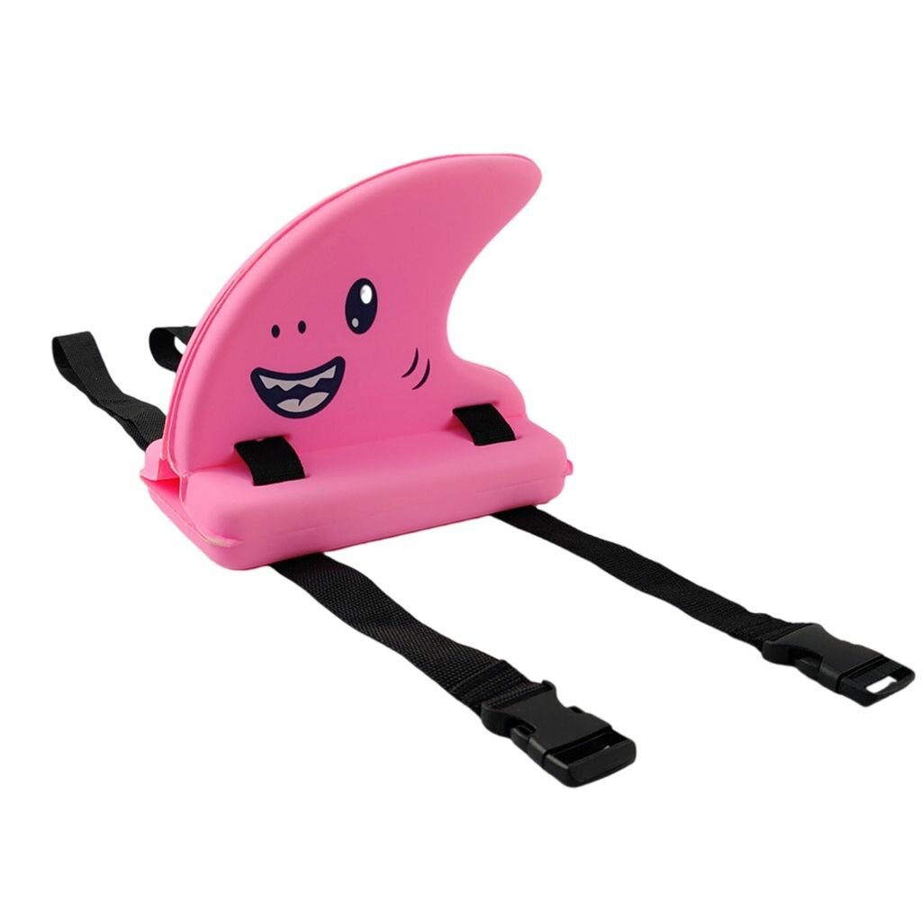 Плавательная доска для детей с акулий плавник - розовая