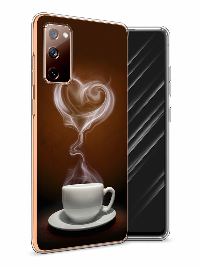Чехол на Samsung Galaxy S20 FE / Самсунг Галакси S20 FE с принтом "Кофейная любовь"