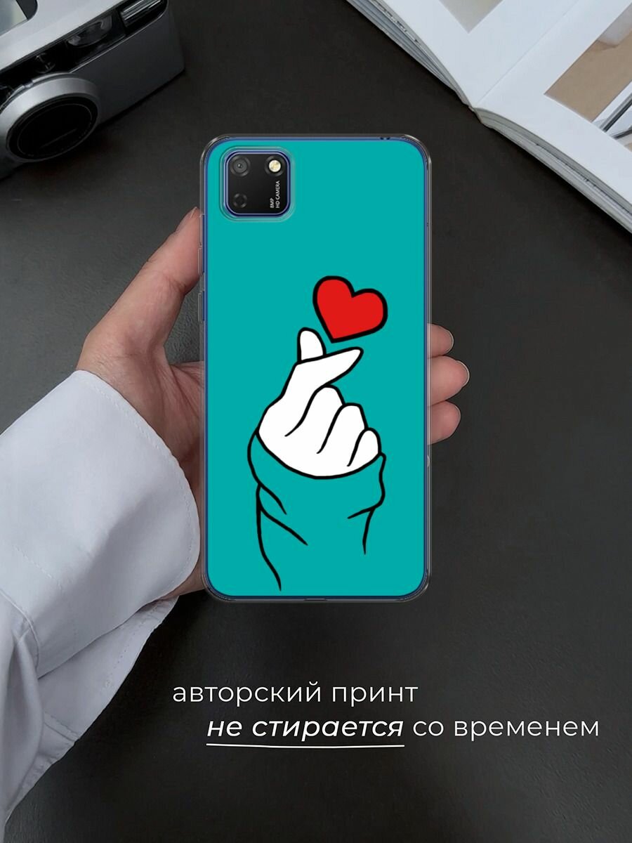 Чехол на Honor 9S/Huawei Y5p / Хонор 9S/Хуавей Y5p с принтом "Маленькое сердечко" — фото 1