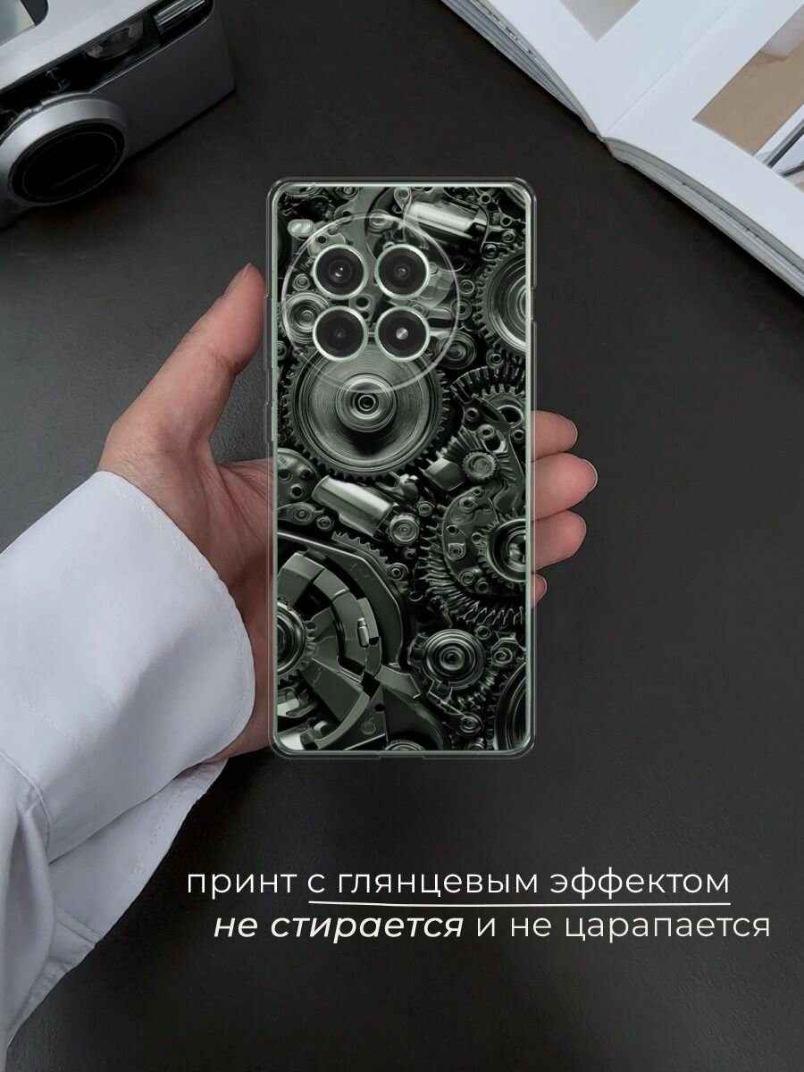 Чехол на OnePlus Ace 3 Pro / Ван Плас Эйс 3 Про с принтом "Механизмы 2" — фото 1
