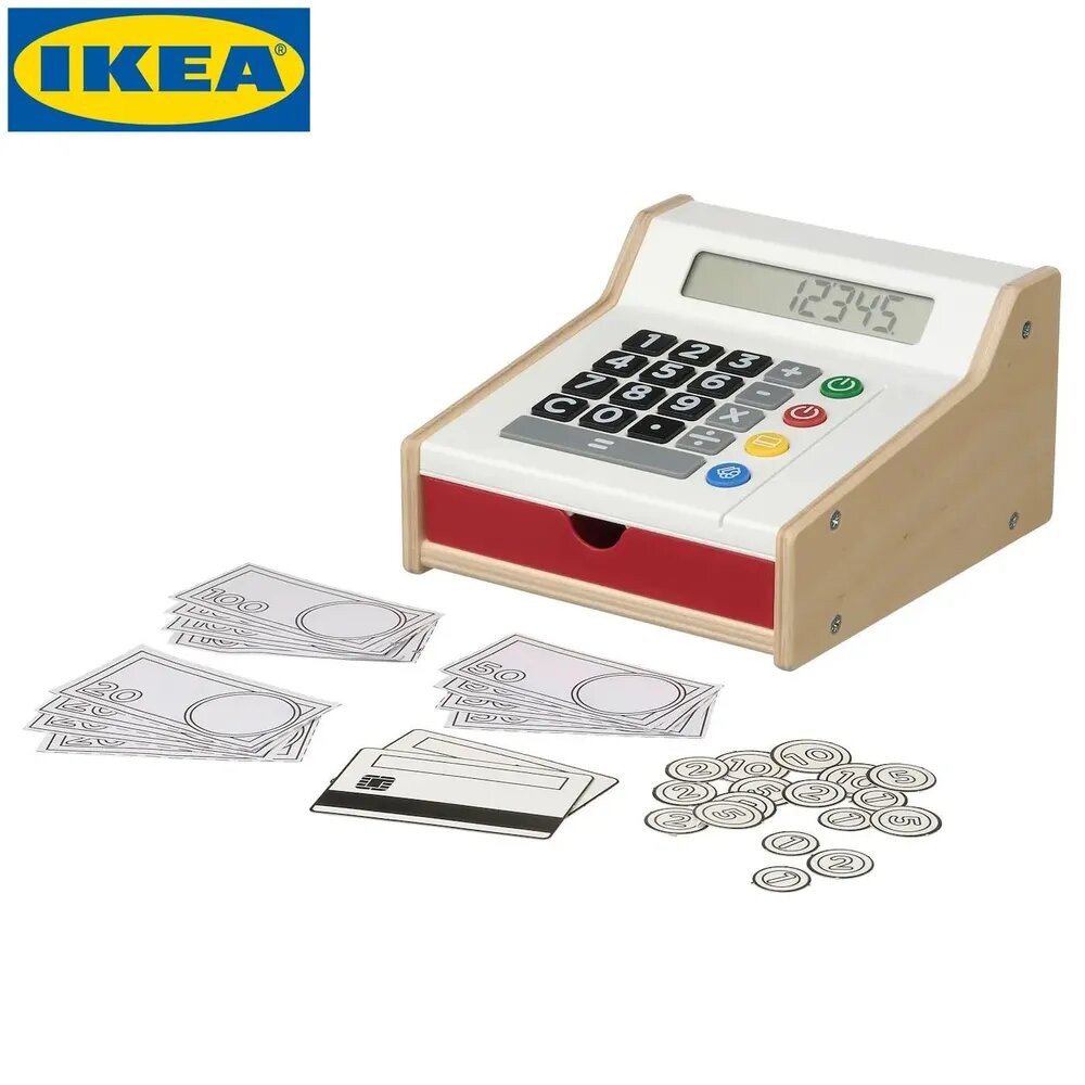 IKEA Игрушечный кассовый аппарат Duktig
