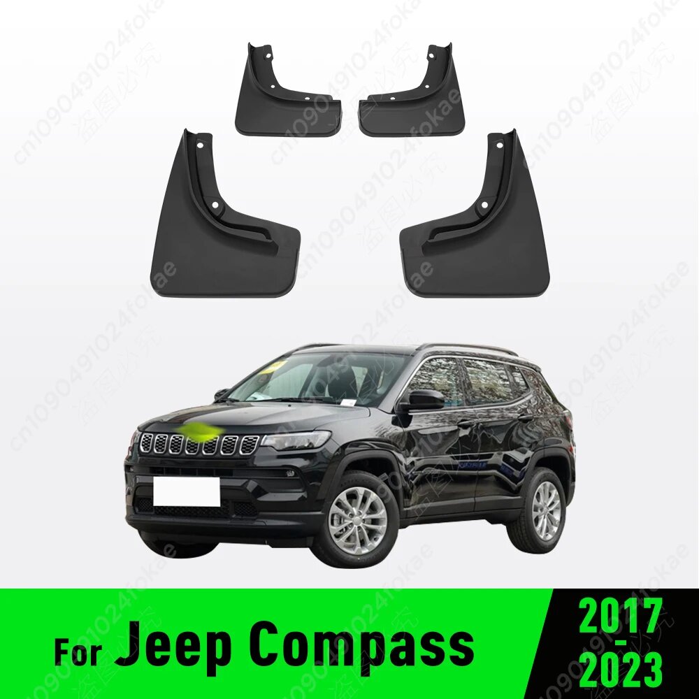 Для Jeep Compass 2017 2018 2019 2020 2021 2022 2023 крыло брызговики защита брызговики брызговики автомобильные аксессуары, 4pcs-1set
