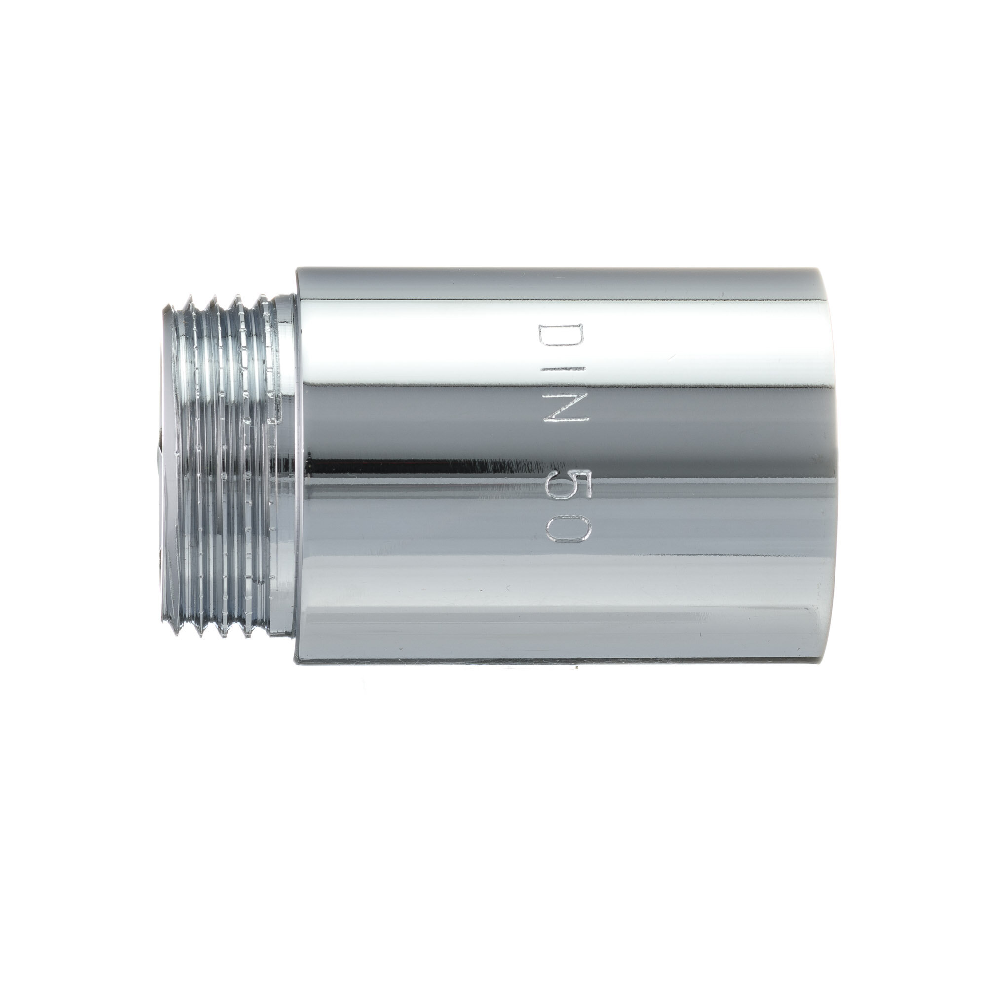 Фитинг для труб резьбовой удлинитель ВН-НР 1/2"15мм (хром)TST