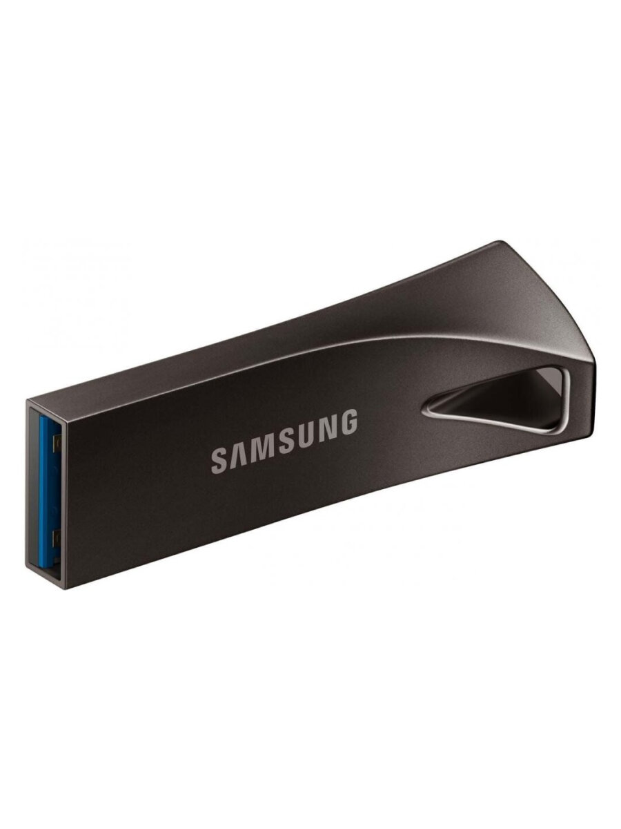 Флеш диск Samsung 64Gb Bar Plus USB Type-A, metal case, gray (MUF-64BE4/CN)