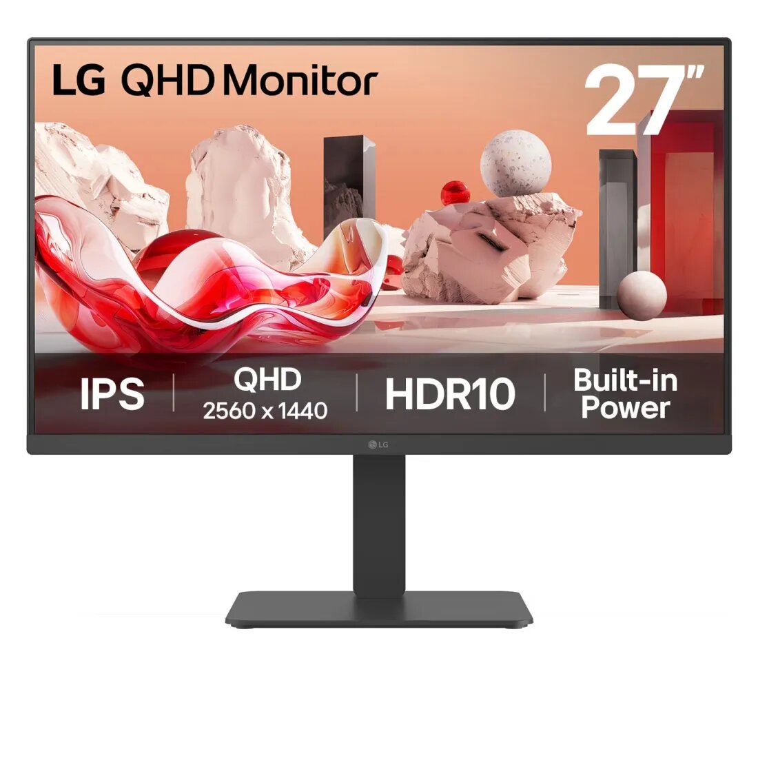 Монитор LG 27BA45QB-B, 27 дюймов, IPS, разрешение 2K 2560×1440