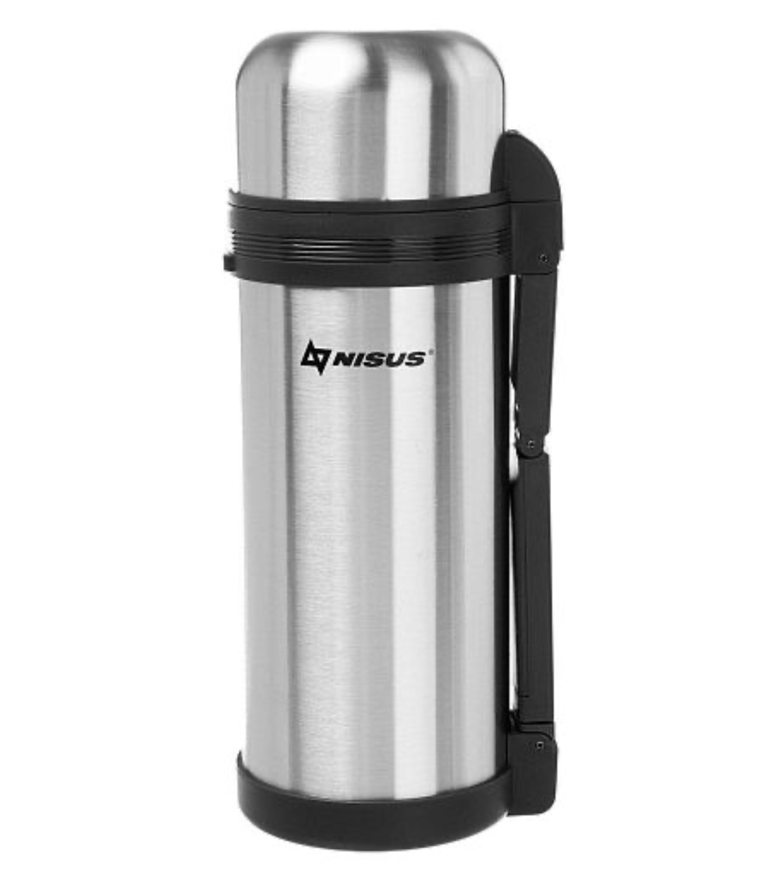 Термос (N-TM-012-G) 1500ML (дополн. пласт. чашка, скл. ручка, ремень) Nisus