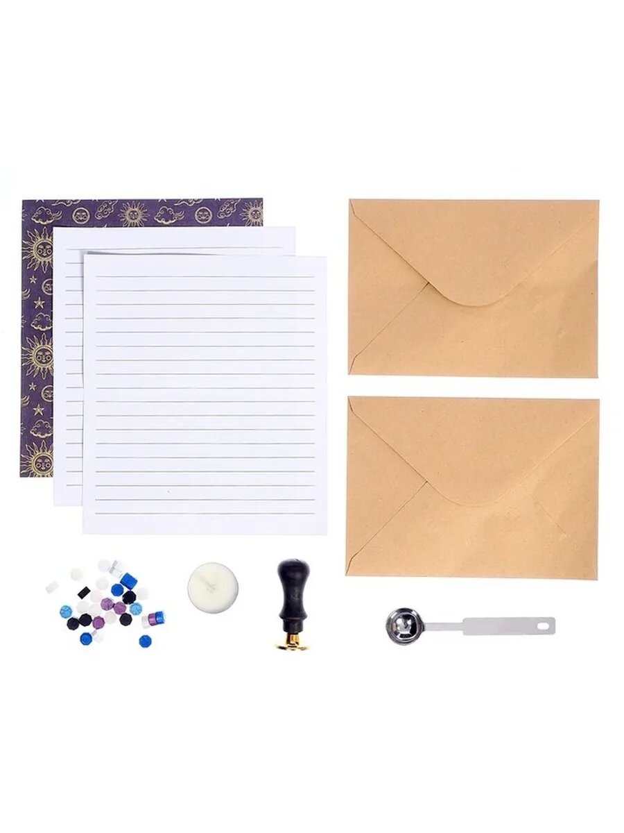 Творческий набор для письма с сургучной печатью