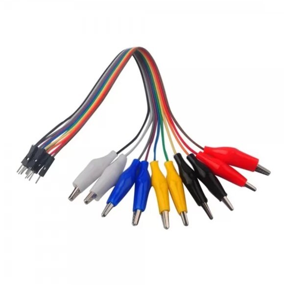 Kit10am набор соединительных проводов 30см с крокодилами, папа (FUT0262-01)