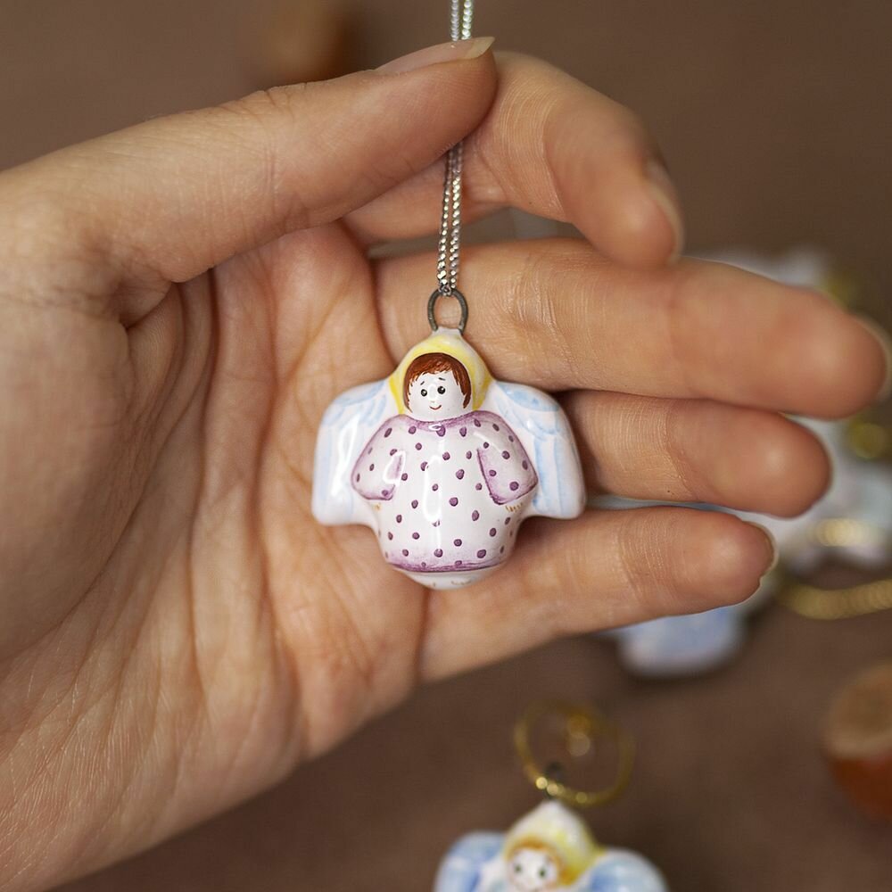 Ангелочек в розовом платье (мини) № 4